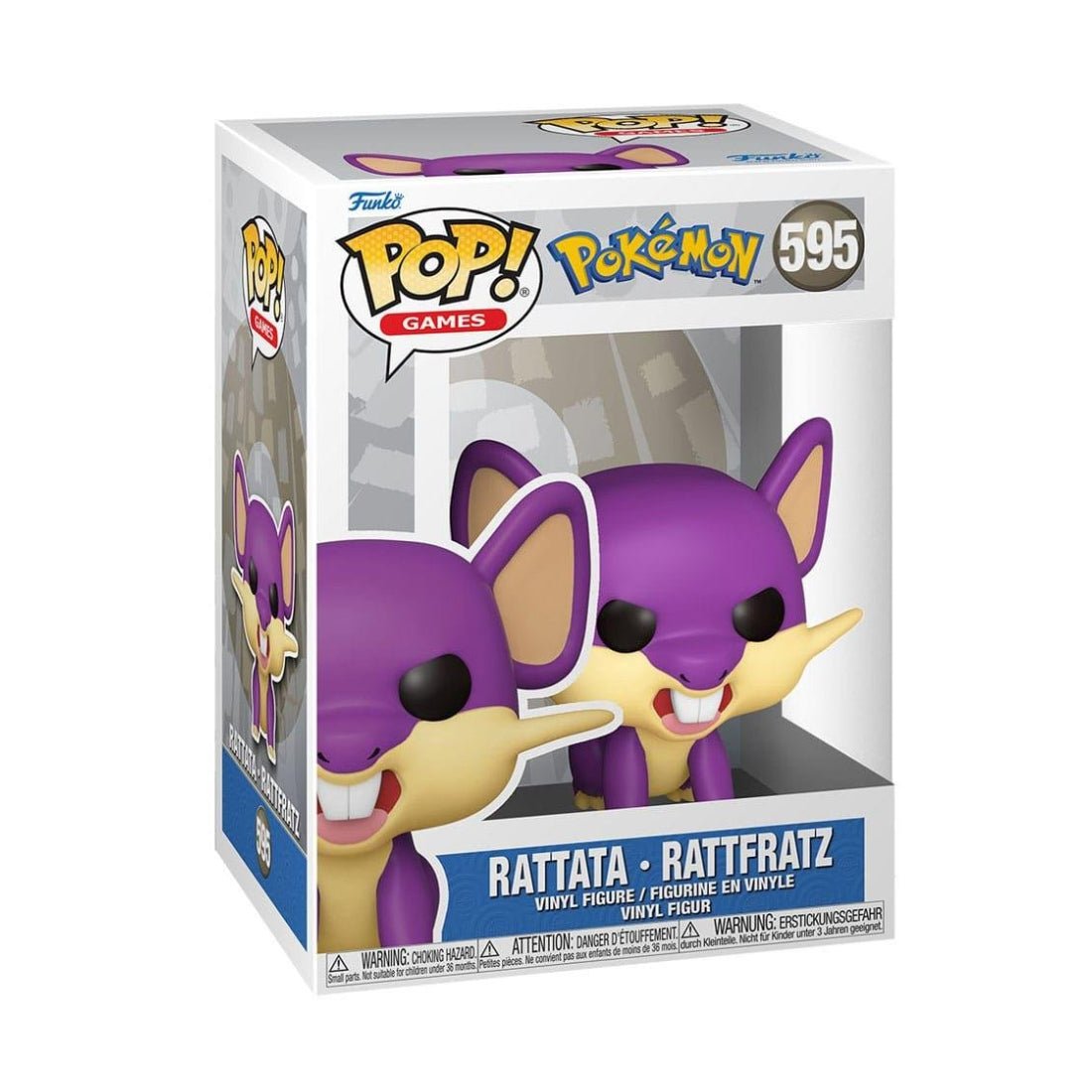 Funko Pop! Games: Pokemon - Rattata (EMEA) #595 - دمية – Store 974 | ستور ٩٧٤