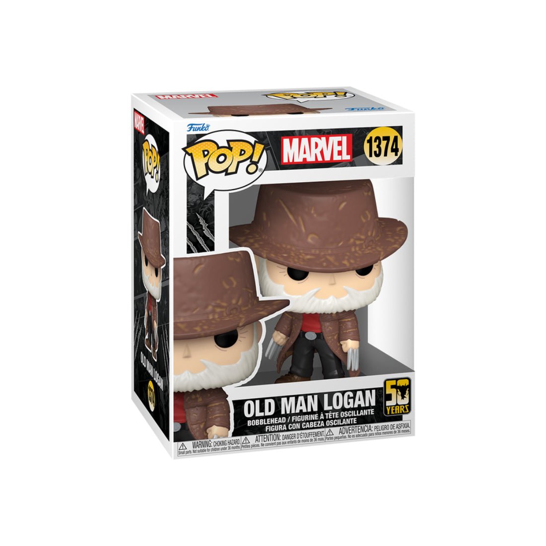Funko Pop! Marvel: Wolverine 50th - Ultimate Old Man Loga #1374 - دمية ...