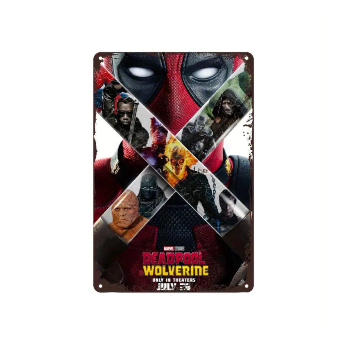 Marvel'S Wolverine & Deadpool Aluminum Wall Poster - A001 (20x1x30cm ...