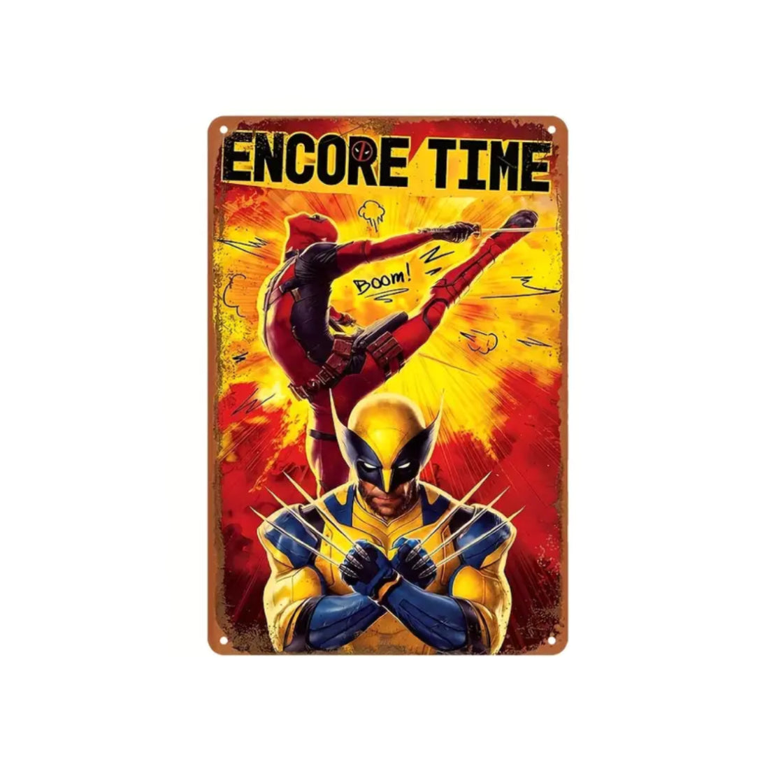 Marvel'S Deadpool Aluminum Wall Sign (20x1x30cm) - ملصق – Store 974 ...