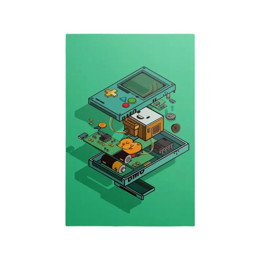 Gameboy Classic Exploded View Poster (40 x 60 cm) - ملصق – Store974 ...