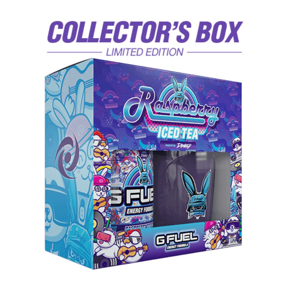 GFuel Raspberry Iced Tea Limited Edition Collectors Box - مسحوق طاقة ...