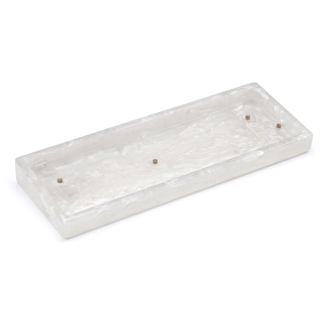 Alopow 60% Resin Case For Custom Mechanical Keyboard - Alabaster White ...