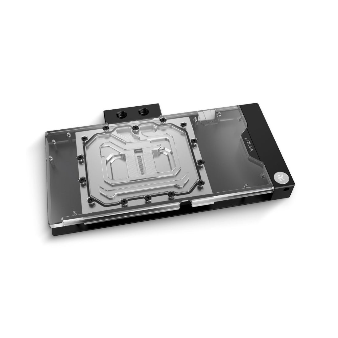ekwb ek -quantum vector² master rtx 4090 d -rgb - nickel + plexi - amb ...