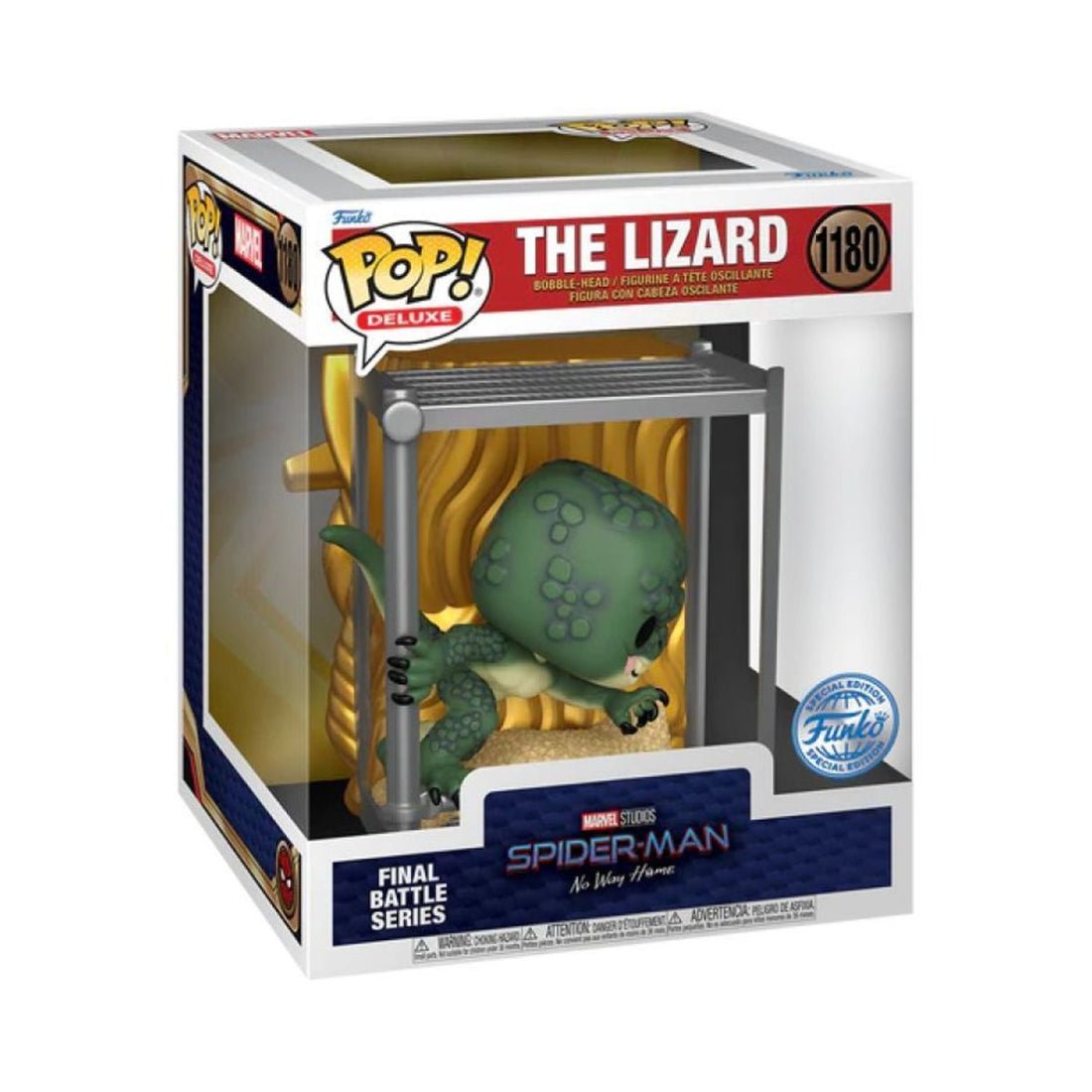 Funko Pop Deluxe! Marvel: Spider-Man No Way Home BTL - The Lizard (Exc ...