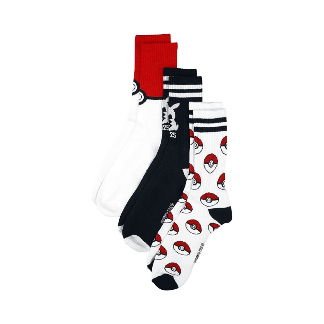Difuzed Pokémon Sport Socks (3 Pack) 39/42 - جوارب رياضية – Store 974 ...