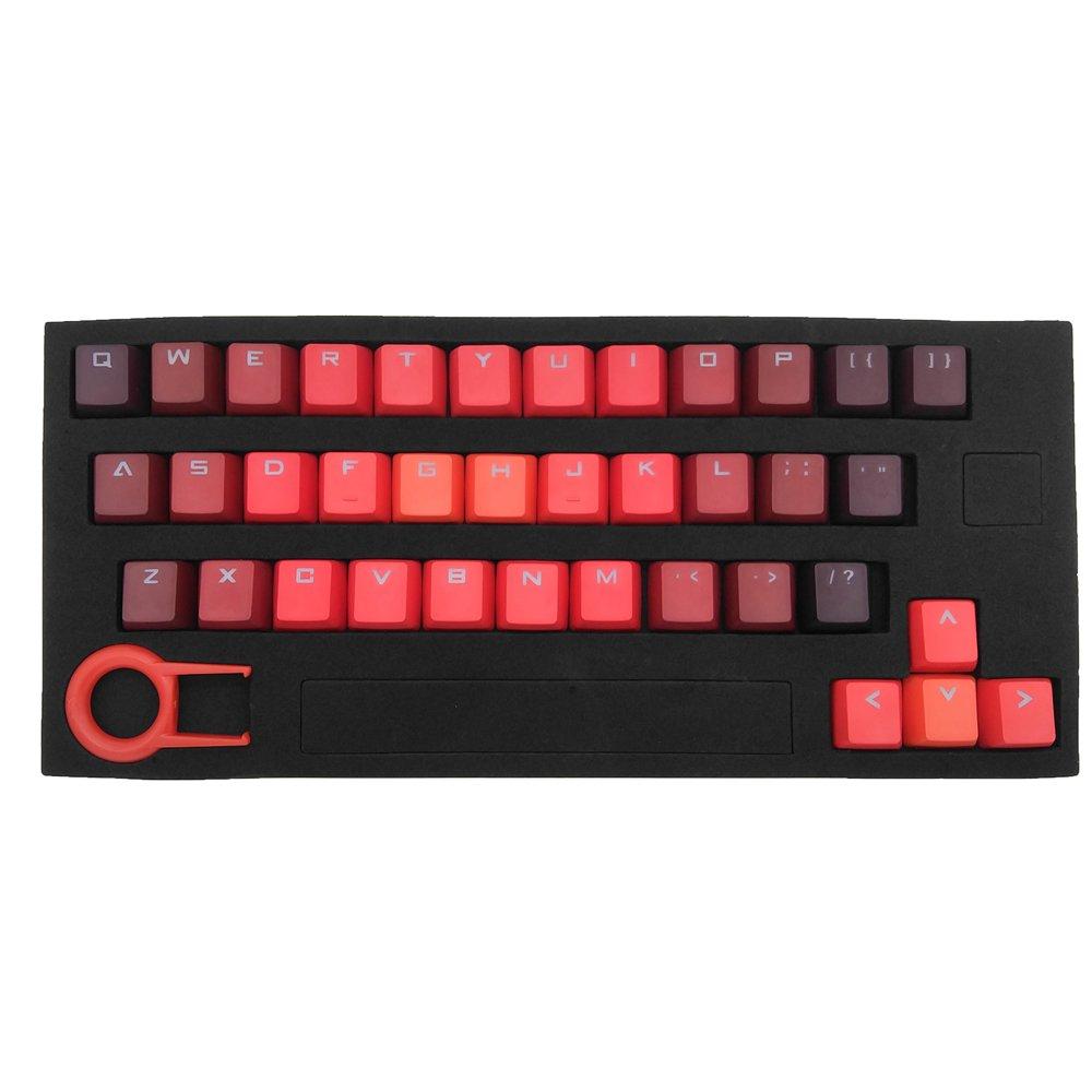Attav 37 Key PBT Cherry MX Keycaps - Gradient Lava Red - أكسسوار لوحة ...