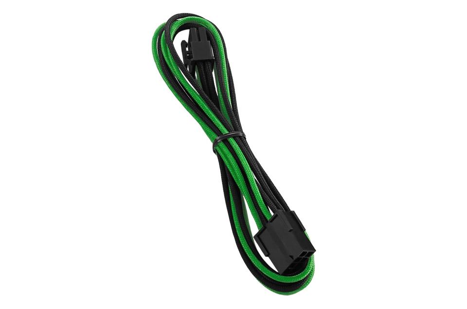 CableMod - ModFlex 8 Pin PCI-E Sleeved Cable Extensions - Black/Green ...