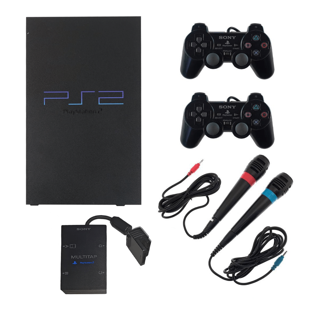 (Pre-Owned) Sony PlayStation 2 Fat Console With SingStar - Black - جها ...